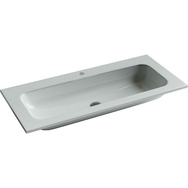 Раковина Ceramicanova Grace 100 CN7013 Белая, санфарфор, полувстраиваемая