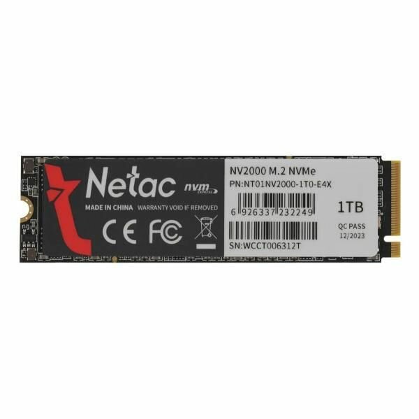 SSD накопитель Netac NT01NV2000-1T0-E4X