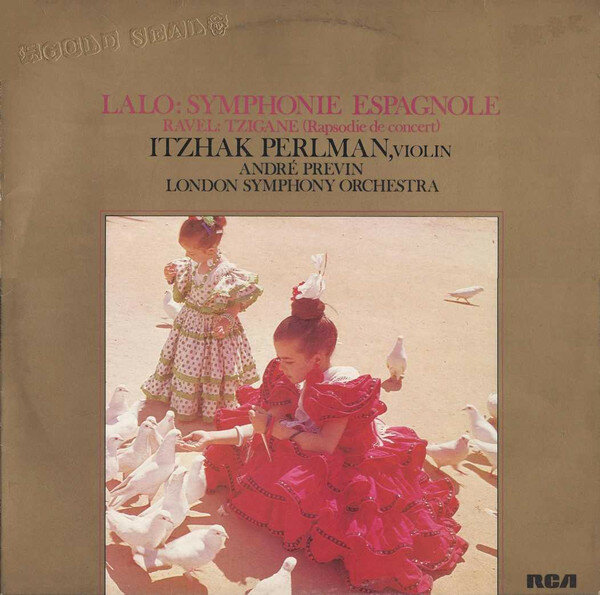 Edouard Lalo, Maurice Ravel, Itzhak Perlman 'Symphonie Espagnole, Tzigane' LP/1978/Classical/UK/Nm