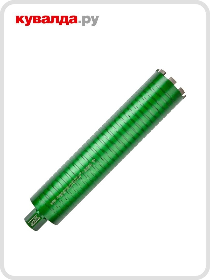 Алмазная коронка для сухого сверления D.BOR Laser MH микроудар 52х450, 1 1/4" UNC хв.