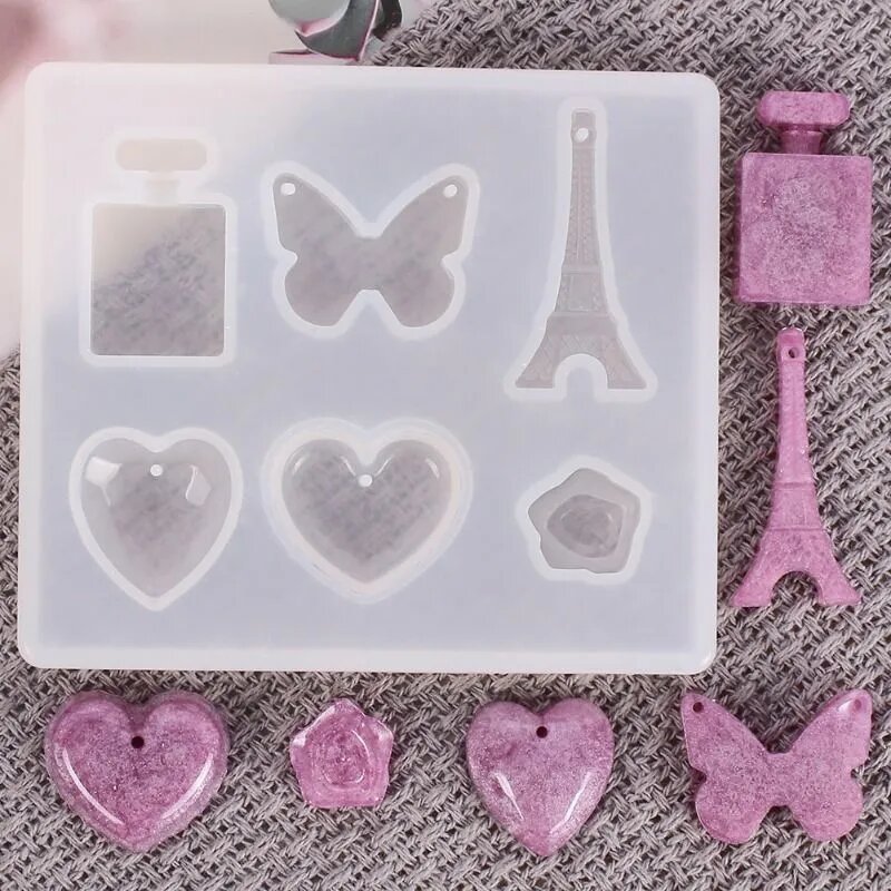 Силиконовый Молд Для Эпоксидной Смолы, Для Сережек, Подвесок