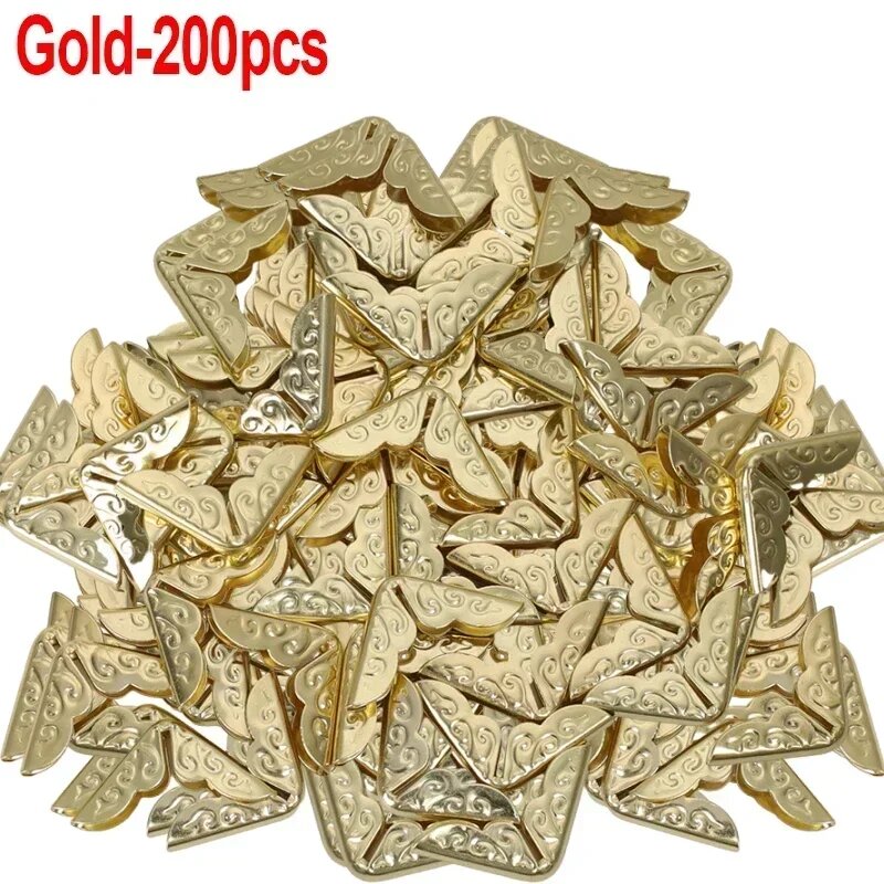 Металлические уголки Gold, 200шт