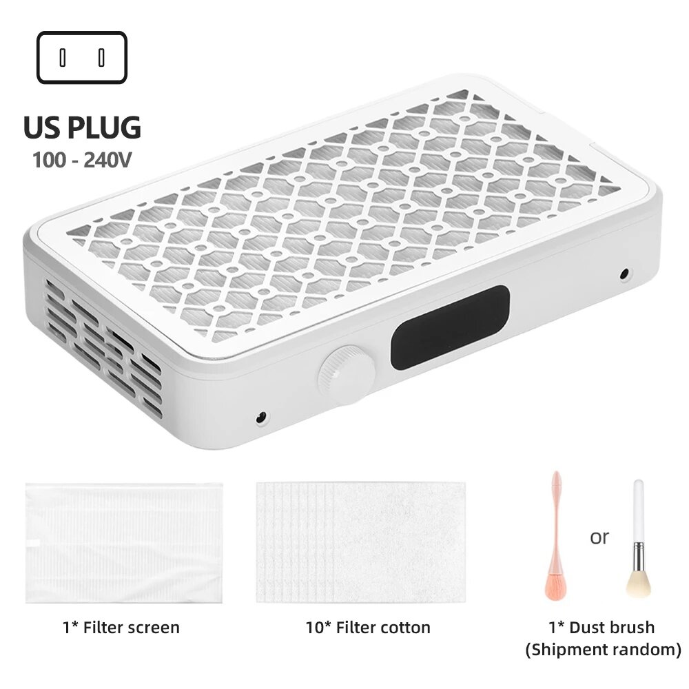 Турбопылесборник для ногтей Foreverlily, US PLUG (100-240V)