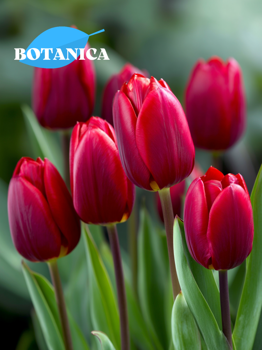 Луковицы цветов, botanica garden, Тюльпан Вордс Фаер 2 штуки (красный)