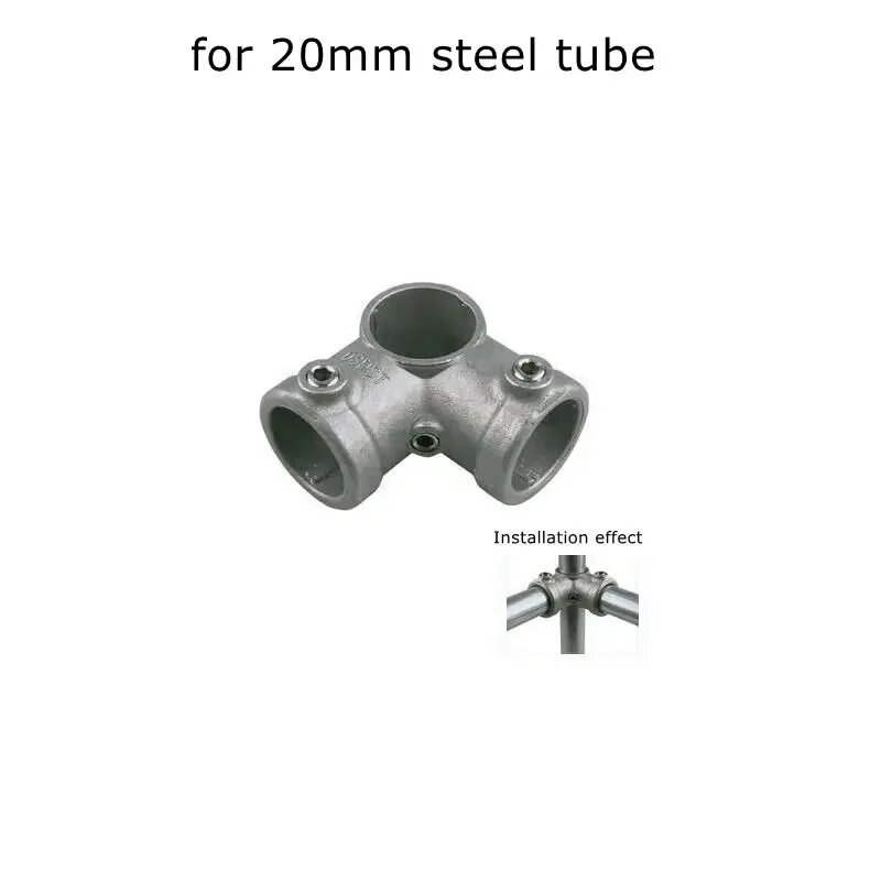 Колено соединителя из алюминиевого сплава 20 мм 20mm liti 4- 04