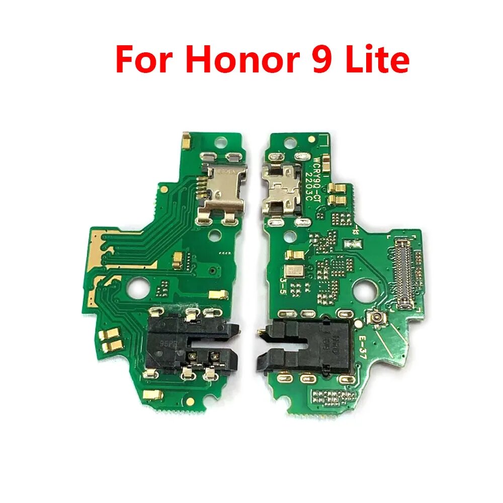 Для Huawei Honor 9 Lite: плата зарядки USB, док-порт, модуль микрофона, гибкий кабель
