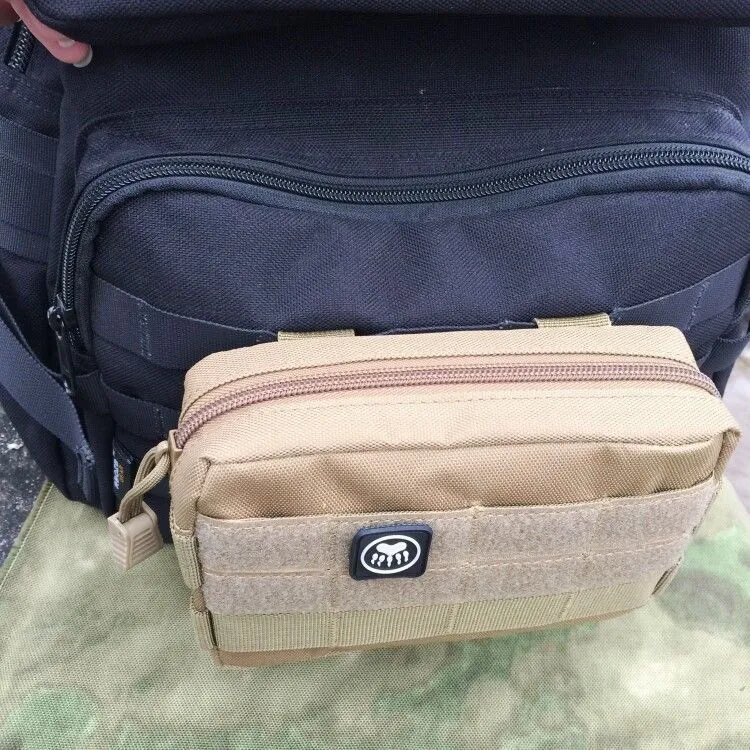 Сумка на пояс Комплект аксессуаров EDC Toolkit 16,5 X 11,5 X 4 см Лавсан CP камуфляж — фото 1