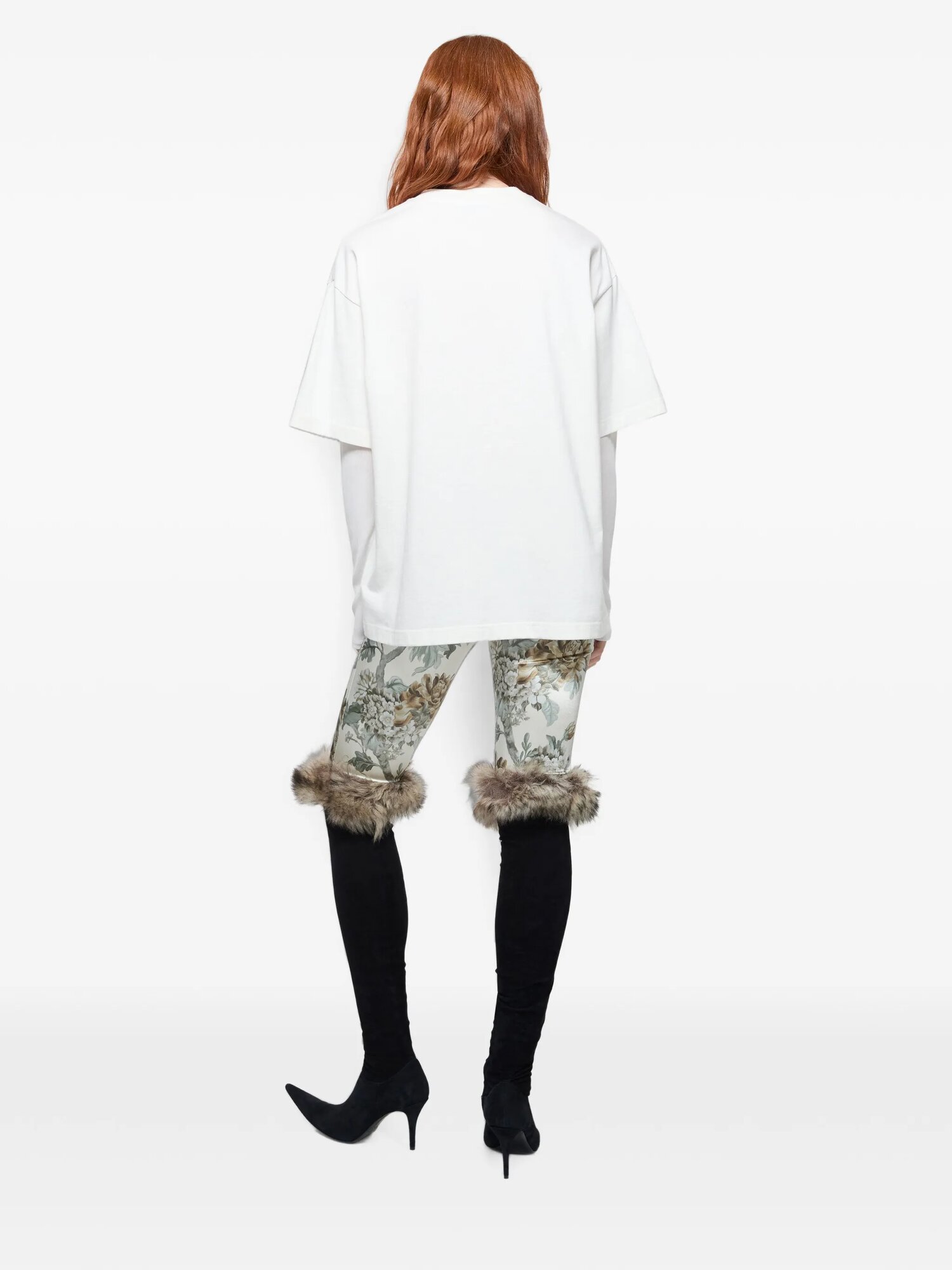 Футболка Acne Studios Embroidered T-shirt, размер 40, разноцветный — фото 1