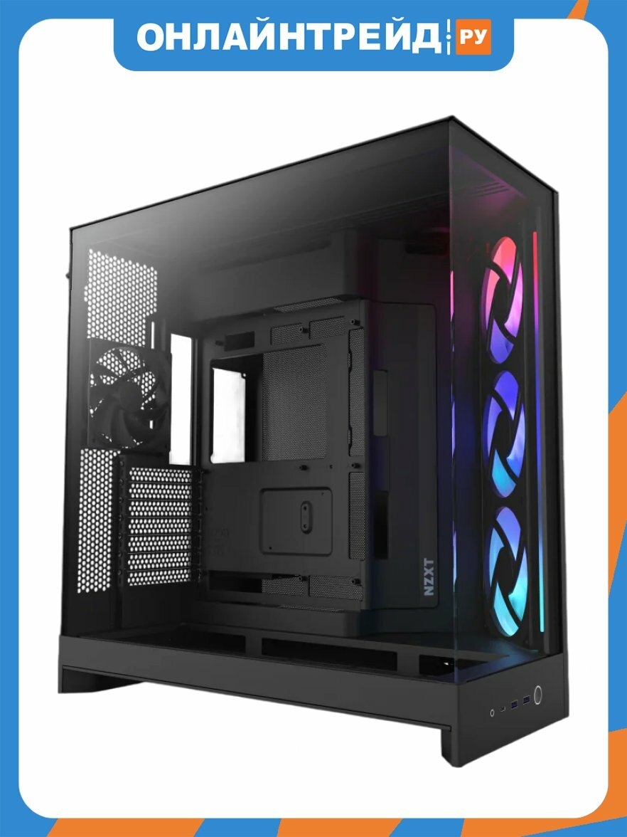 Корпус Nzxt H9 Flow RGB, черный (CM-H92FB-R1)