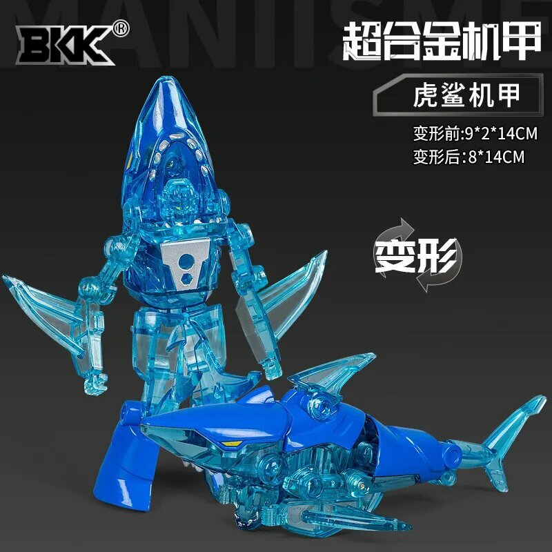 Трансформер-робот акула/крокодил Beast Mecha Синий, Tiger sharks