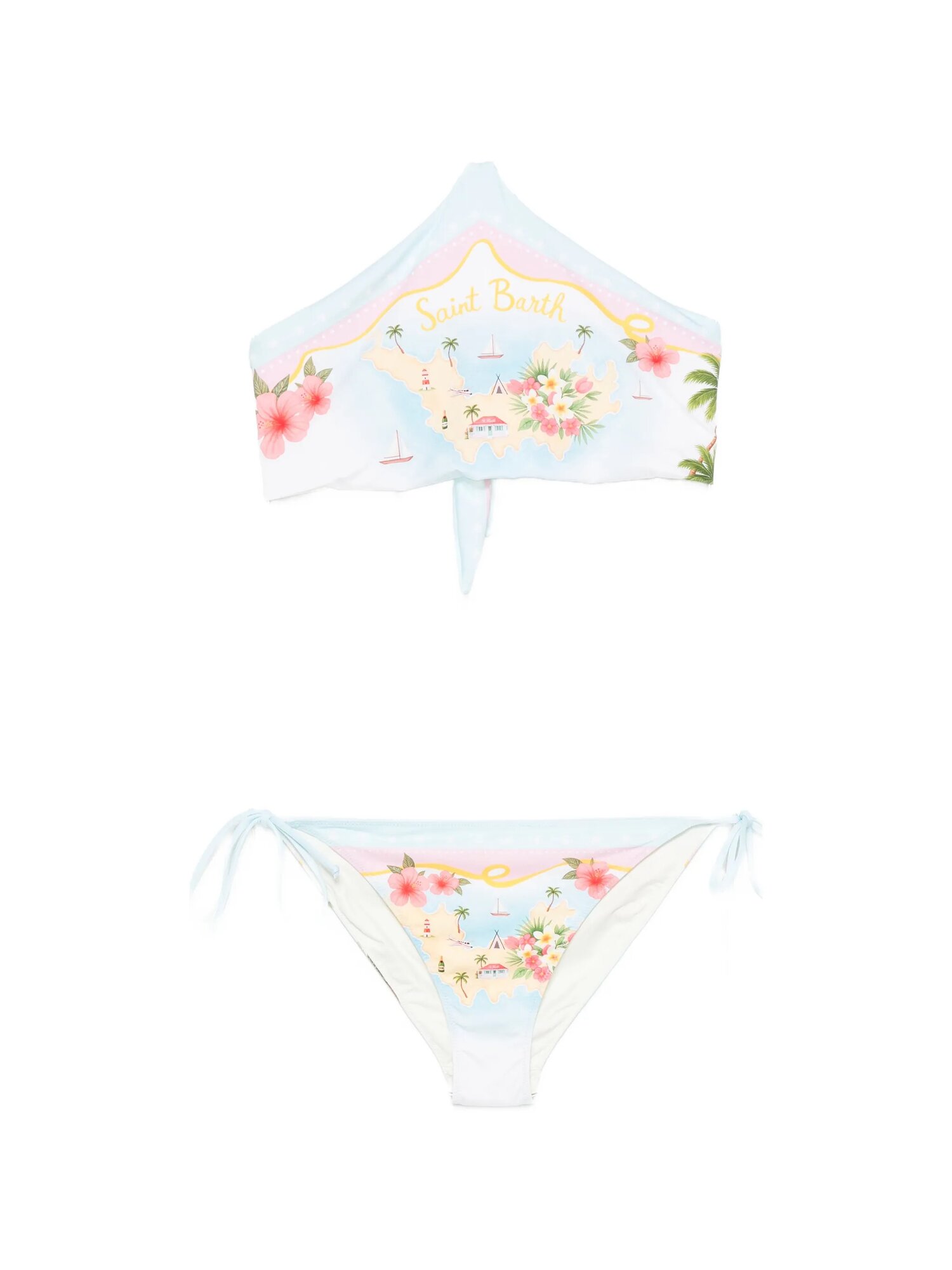 Купальник Graphic-print halterneck bikini