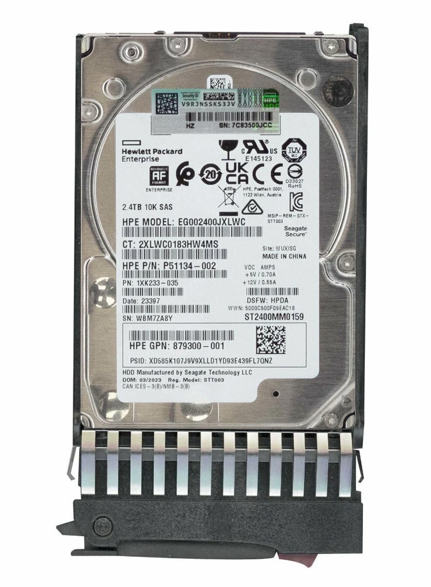 Жесткий диск HP 2,4Tb 10000 SAS 2.5" HDD P51134 - 002