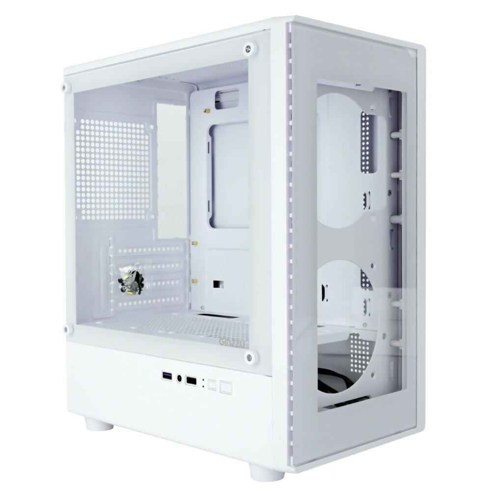 Корпус для ПК Ginzzu сталь 0.5 мм mATX 2 USB без БП