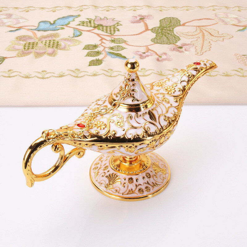 Фонарь aladdin fantasy metallic antique style для дома и офиса, белый