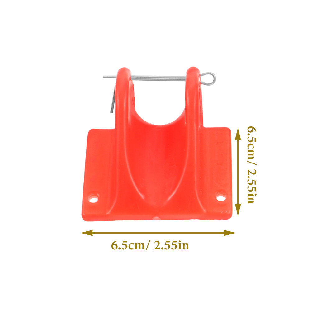 Защита Тросов Для Альпинизма 5 Штук Цвет Красный Размер 6.50X6.50X0.20Cm