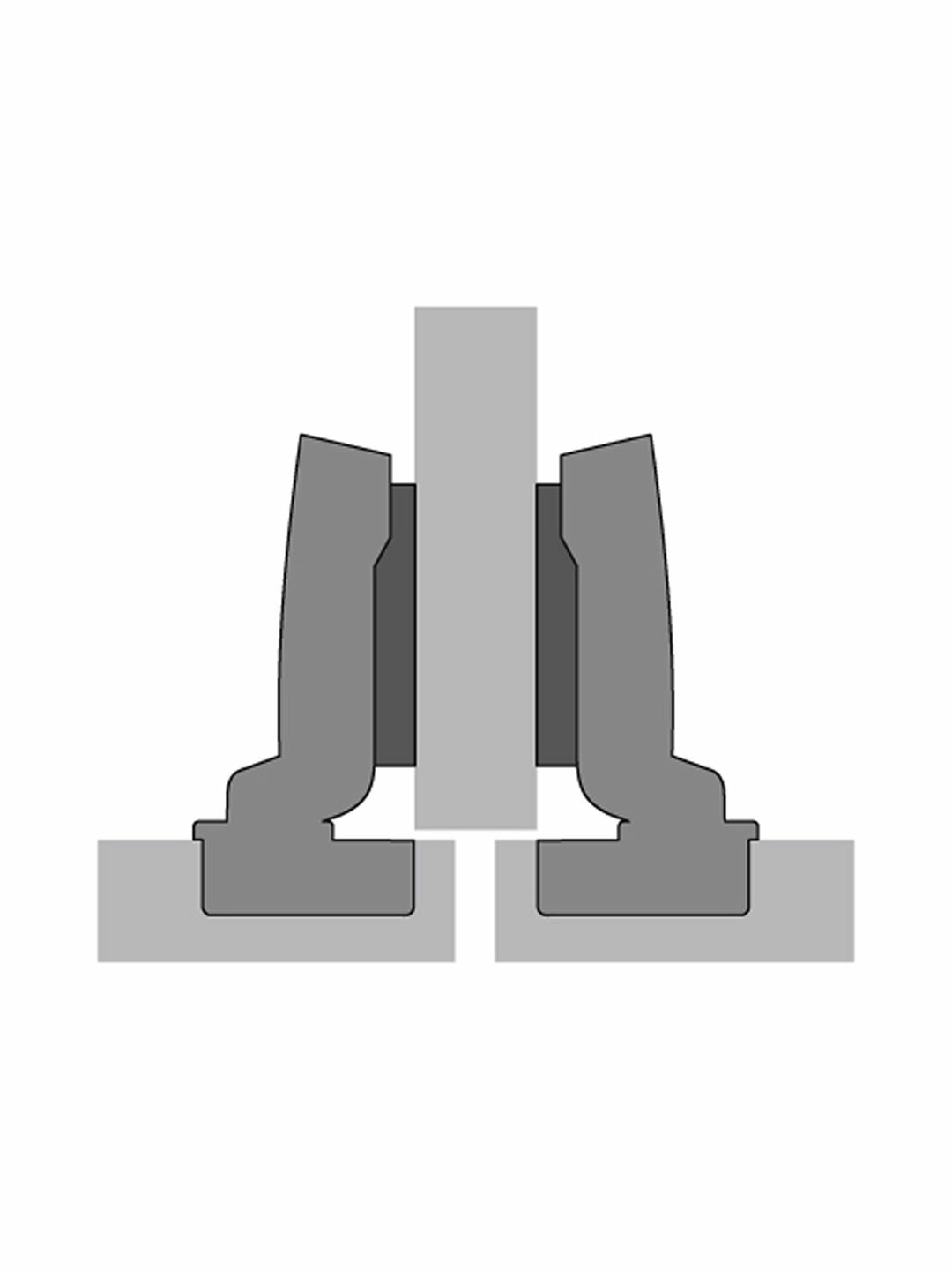 Петля Sensys 8645i TH 52 110град. полунакладная