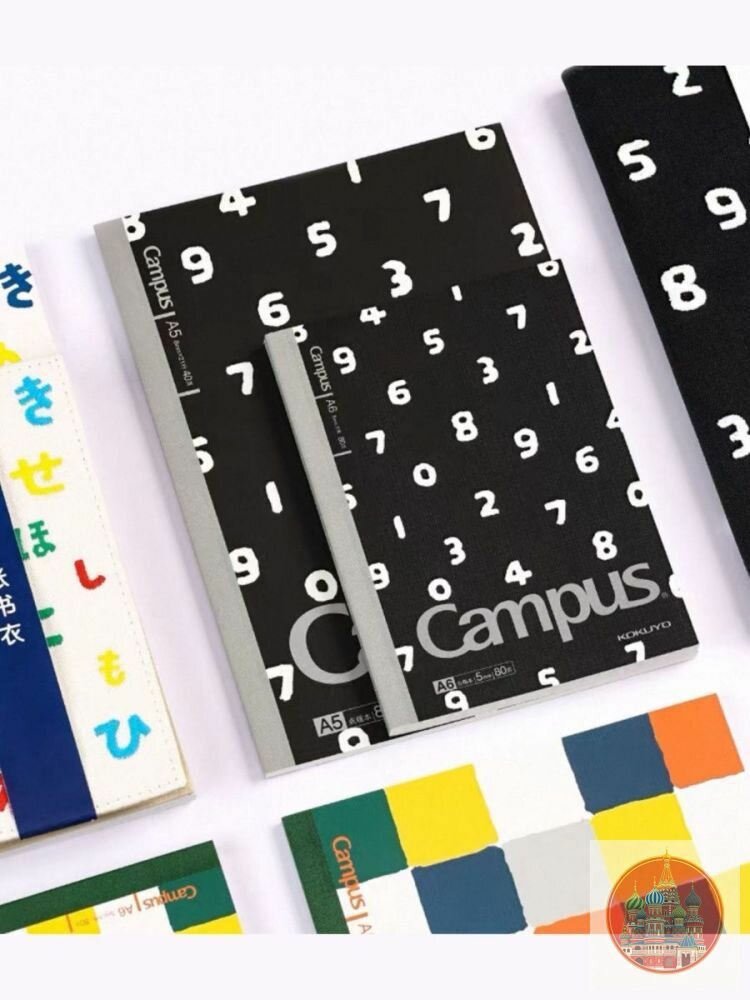 Блокнот A5 Campus, 4 вида, 160页 | для учёбы, офиса | Блокнот-дневник — фото 1