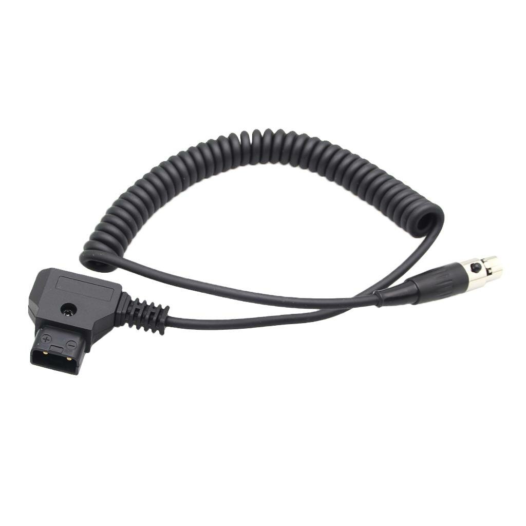 Кабель питания 12 В Dtap "папа" — 4-контактный разъем Mini XLR "мама" для камеры, телевизора, монитора TVlogic.