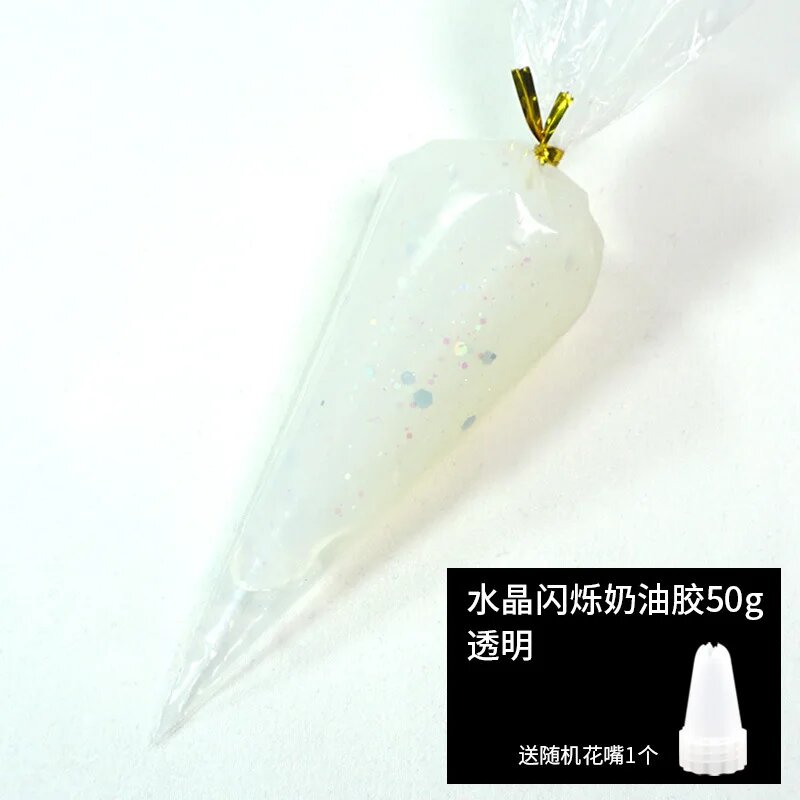 Искусственный клей-кристаллы для рукоделия 50 мл transparent color