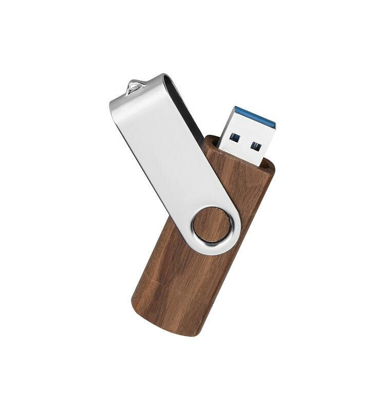 Венге деревянный USB-накопитель типа C 256 ГБ, быстрая передача для iPhone 15 и Android, премиум деревянная конструкция