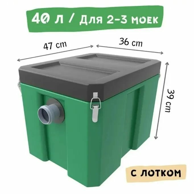 Жироуловитель под мойку Биофор 0.5-40 Профи