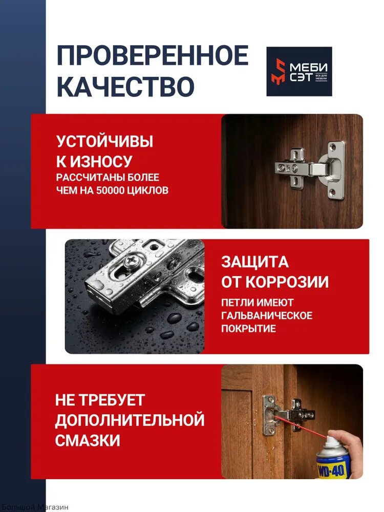 Петля мебельная — фото 1
