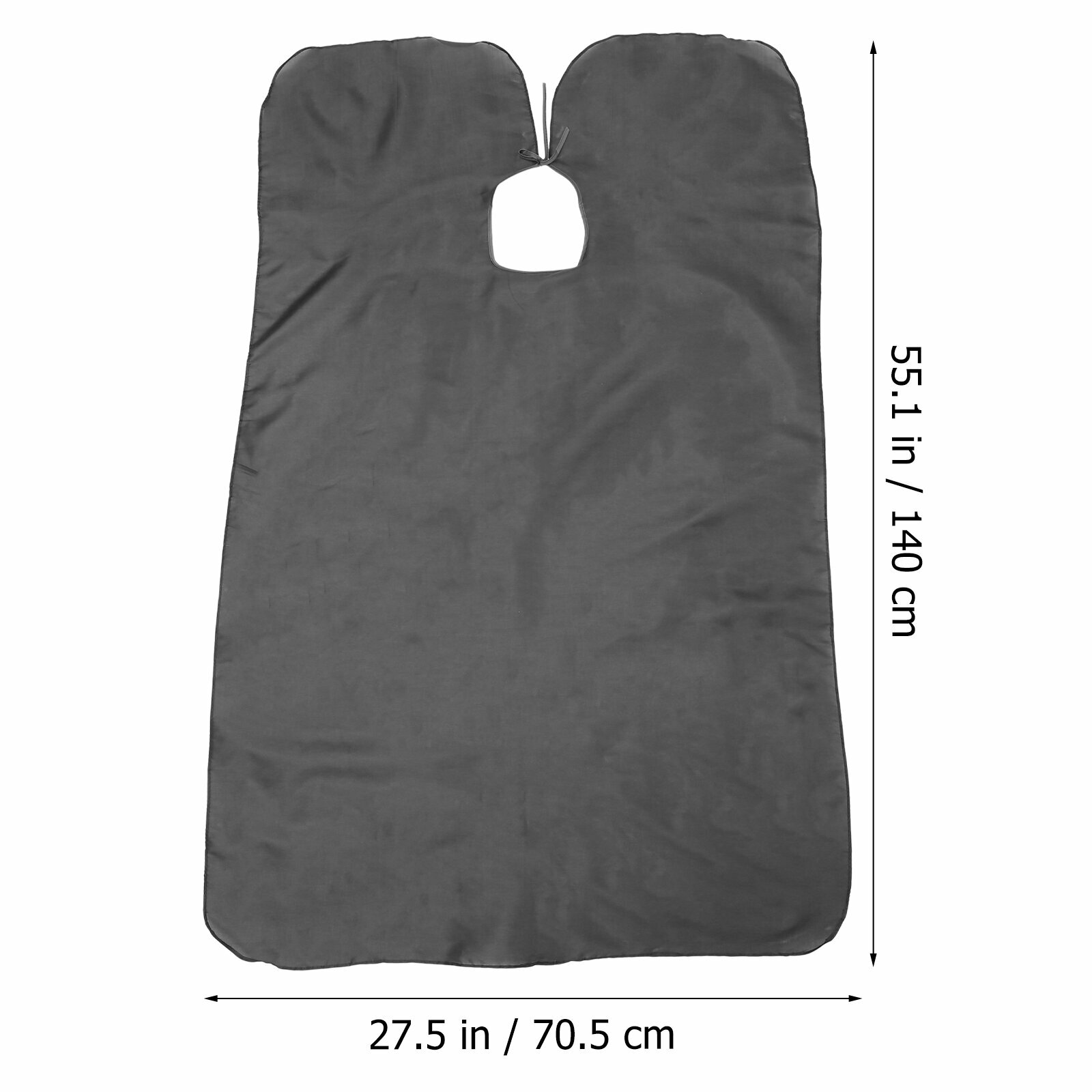 Cape Для Стрижки Волос 1 ШтукаЧерный Цвет 140x70Cm Включает Щётку Для Шеи