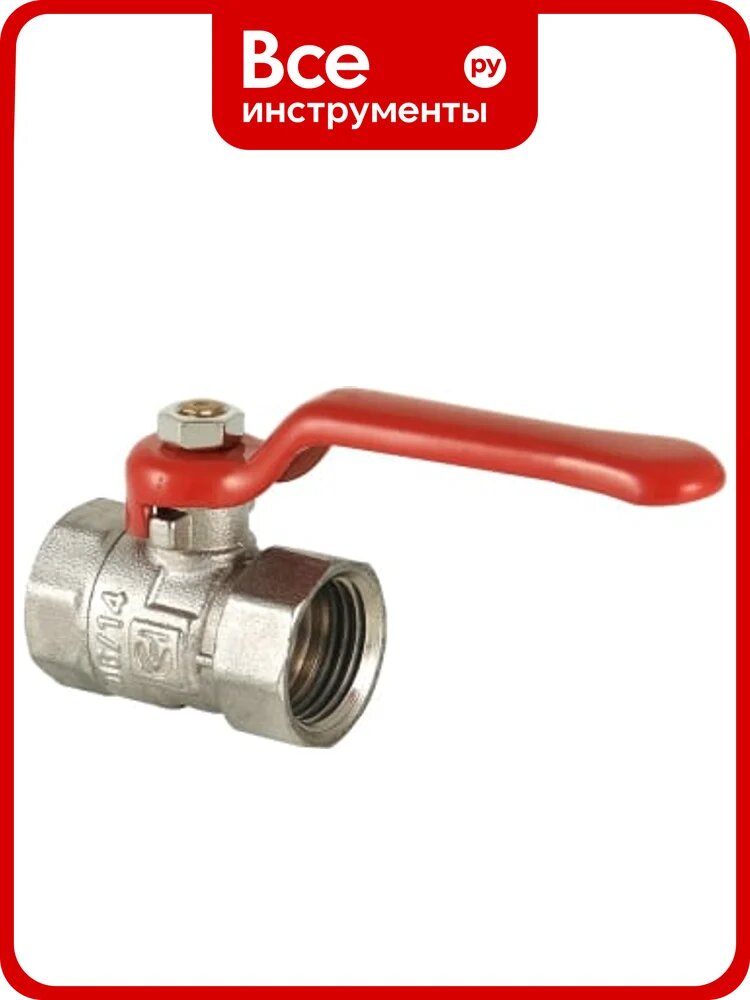 Шаровой кран, стальная рукоятка 1/2 вн.-вн. Valtec COMPACT VT.090. N.04