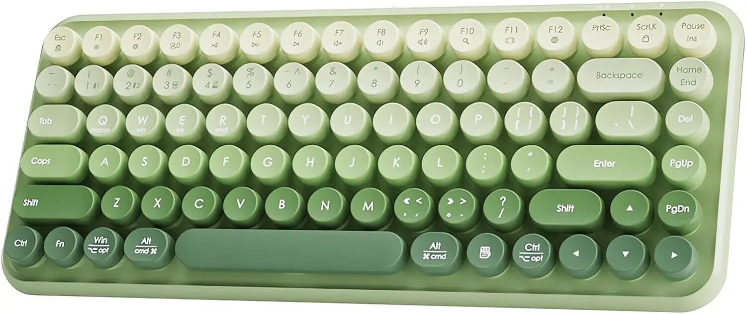 Беспроводная клавиатура B．O．W 85 клавиш Russia, Green
