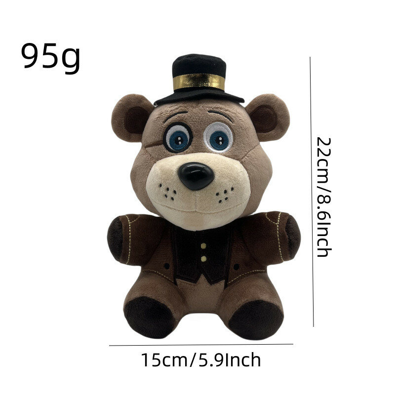 Soft plush bear doll five nights at freddys, style 11