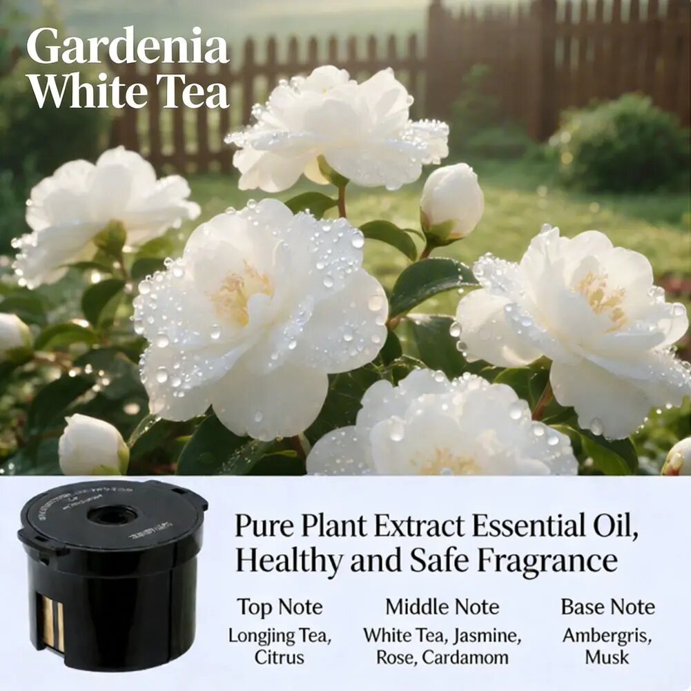 Ароматизатор в авто Gardenia White Tea, цвет 02