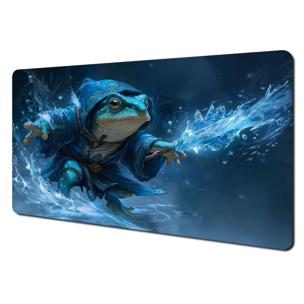 Игровой коврик Mairuige Frog Mage, 35x60 см, Синий