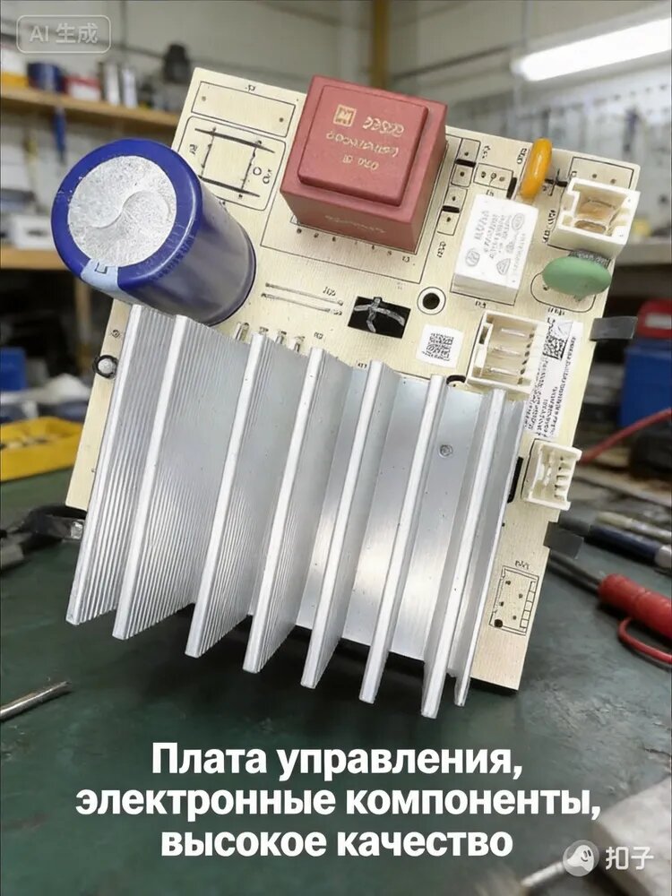 Электронная плата управления модулем Запчасть для бытовых приборов, с конденсаторами и реле