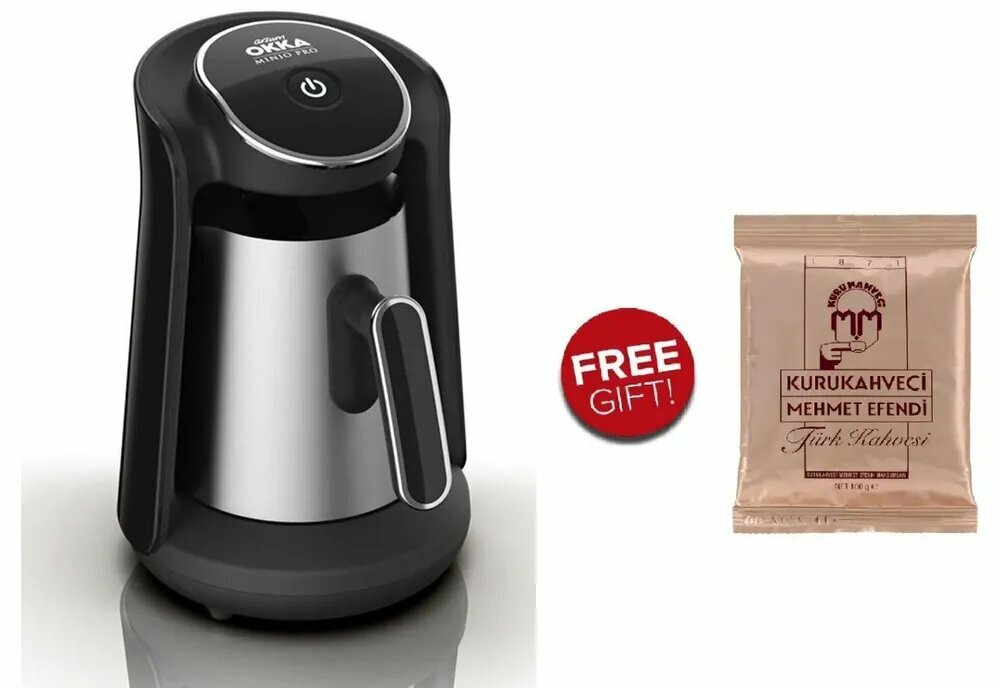 ARZUM OKKA Турка электрическая Minio Pro Стальная чаша, хром