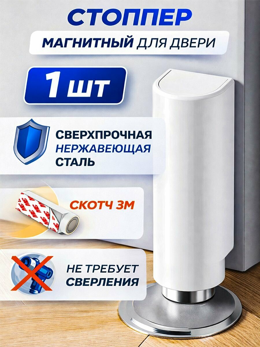 Магнитный стоппер ограничитель для двери