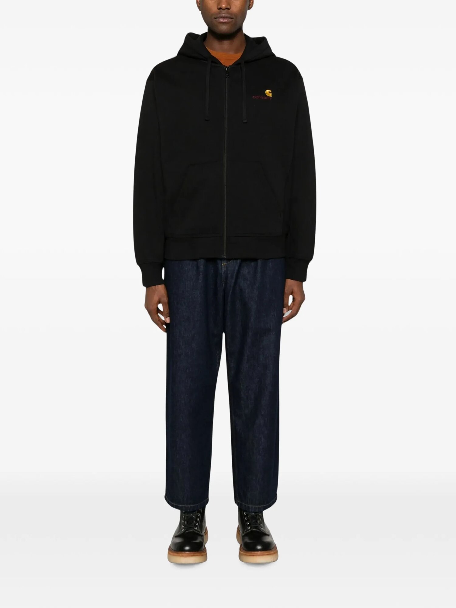 Худи Carhartt WIP American Script hoodie, размер 48 — фото 1