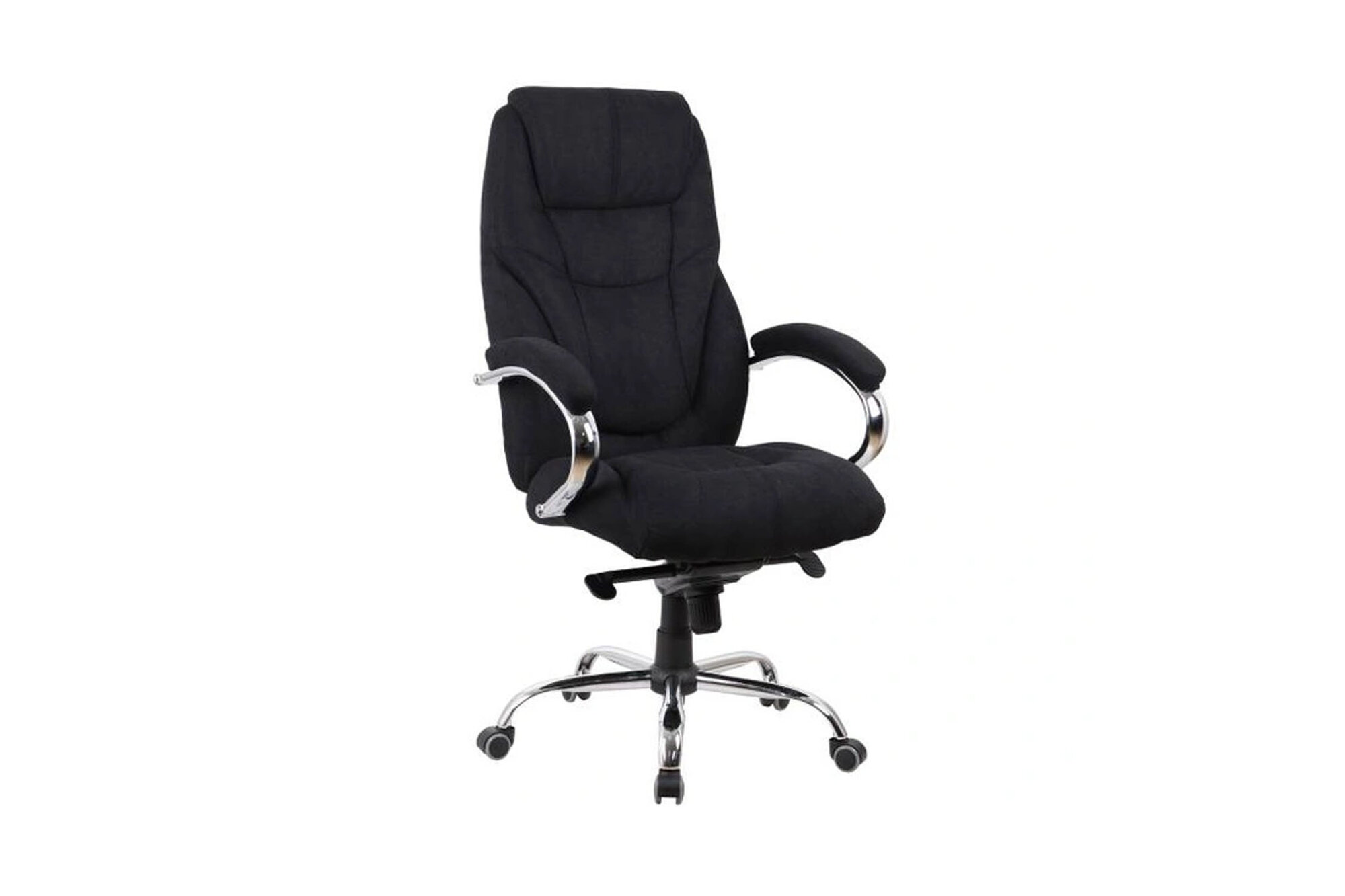 Офисное поворотное кресло Kingstyle SHL-29 Tonpo Fabric Chrome (ткань, черный)