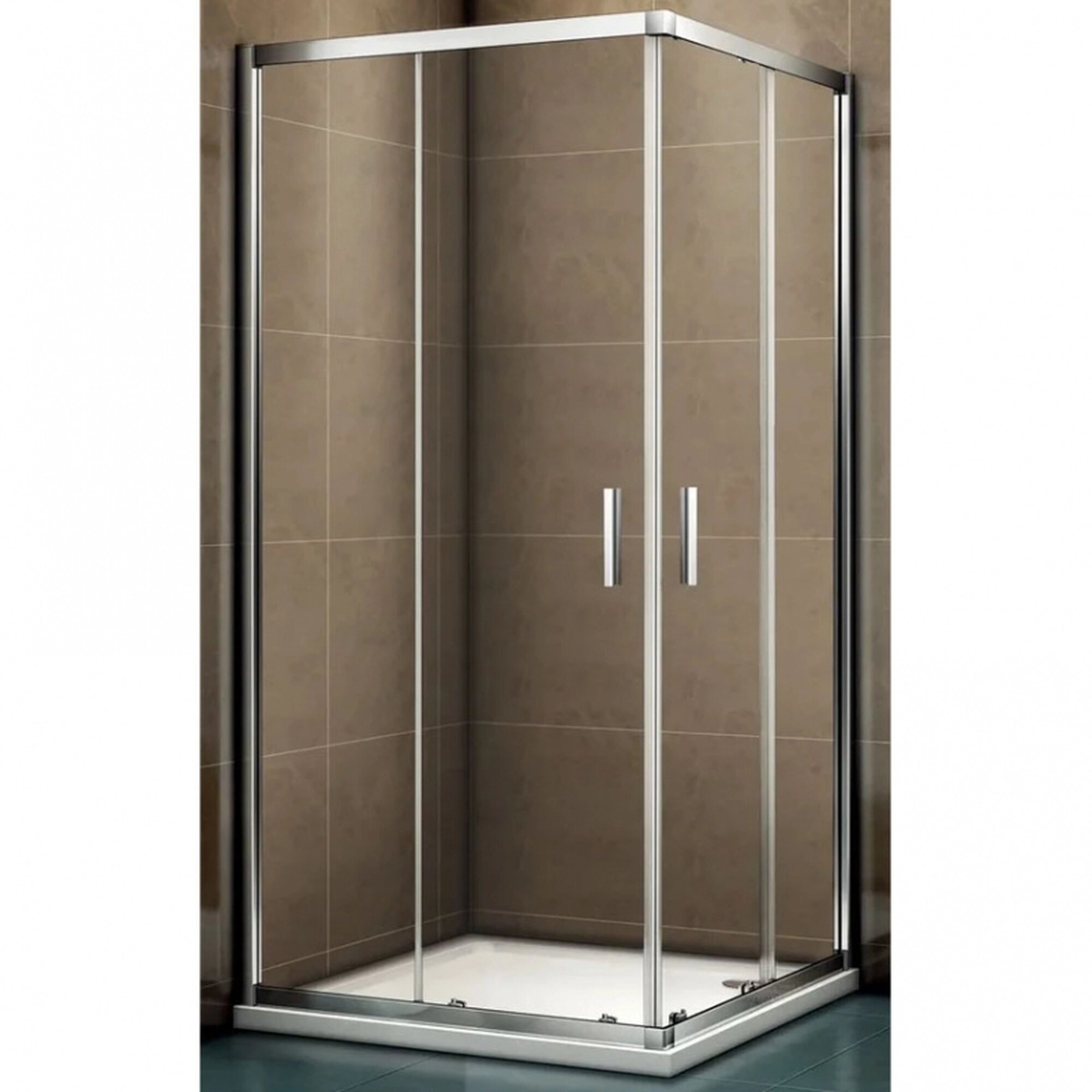 Душевой уголок Riho Hamar 2.0 R207 100×100 G007006120 (GR96200) профиль хром, стекло прозрачное