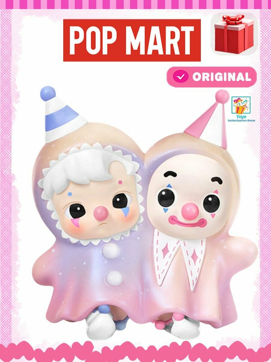 Коллекционная фигурки игрушка POP MART HACIPUPU A Night of Fantasy Серия - Jokers , подарок на день рождения, Не Слепая коробка