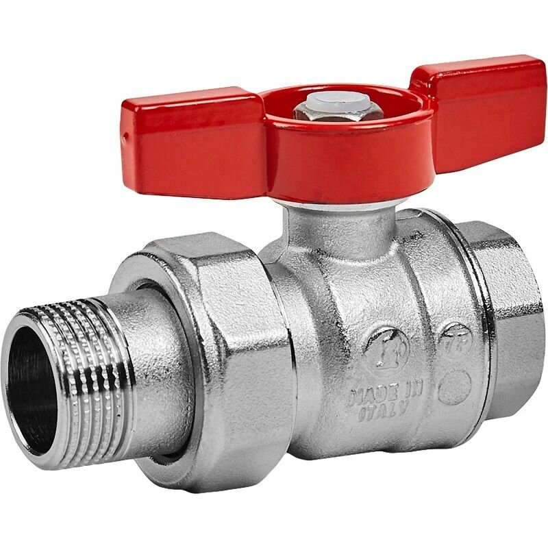Кран шаровой со сгоном Giacomini 3/4", хромированная латунь R259D R259X007
