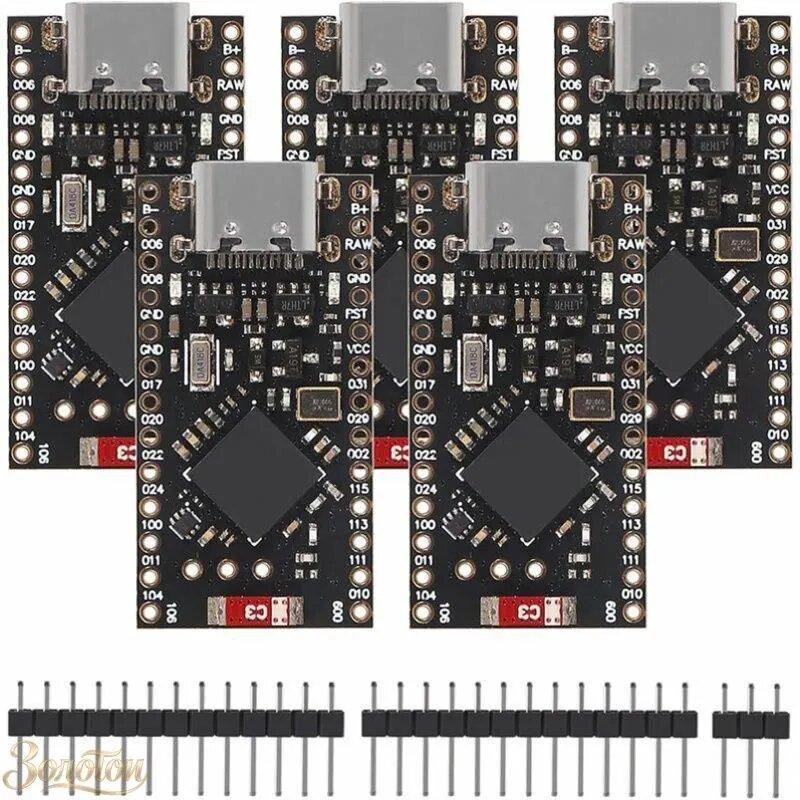 Плата Разработки ProMicro-NRF52840 Для IDE 5 В/16 МГц ARM -M4F NRF52840