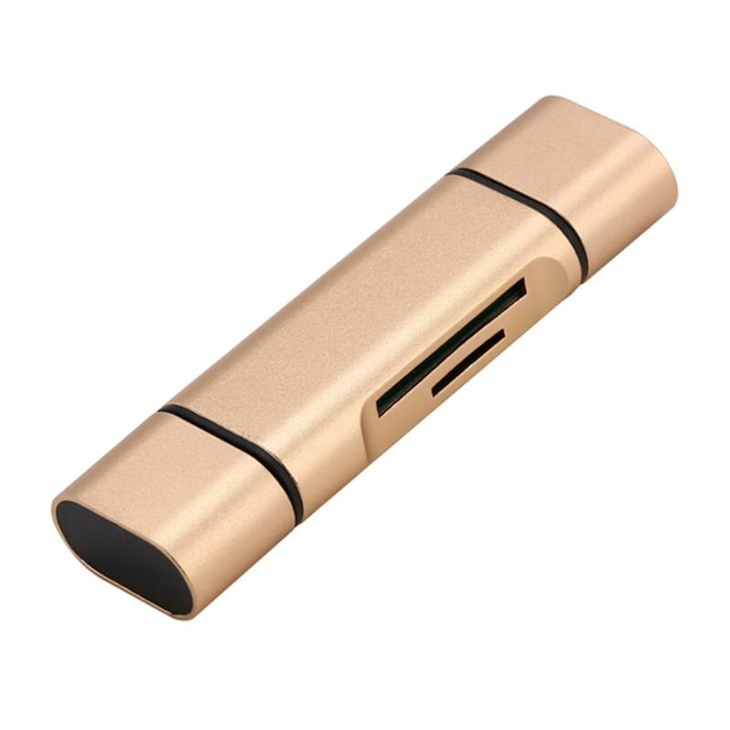 Сверхскоростное компактное устройство все в 1 типа C/USB Mircro/USB Card Reader для портативного адаптера для нескольких карт Smart USB 2.0