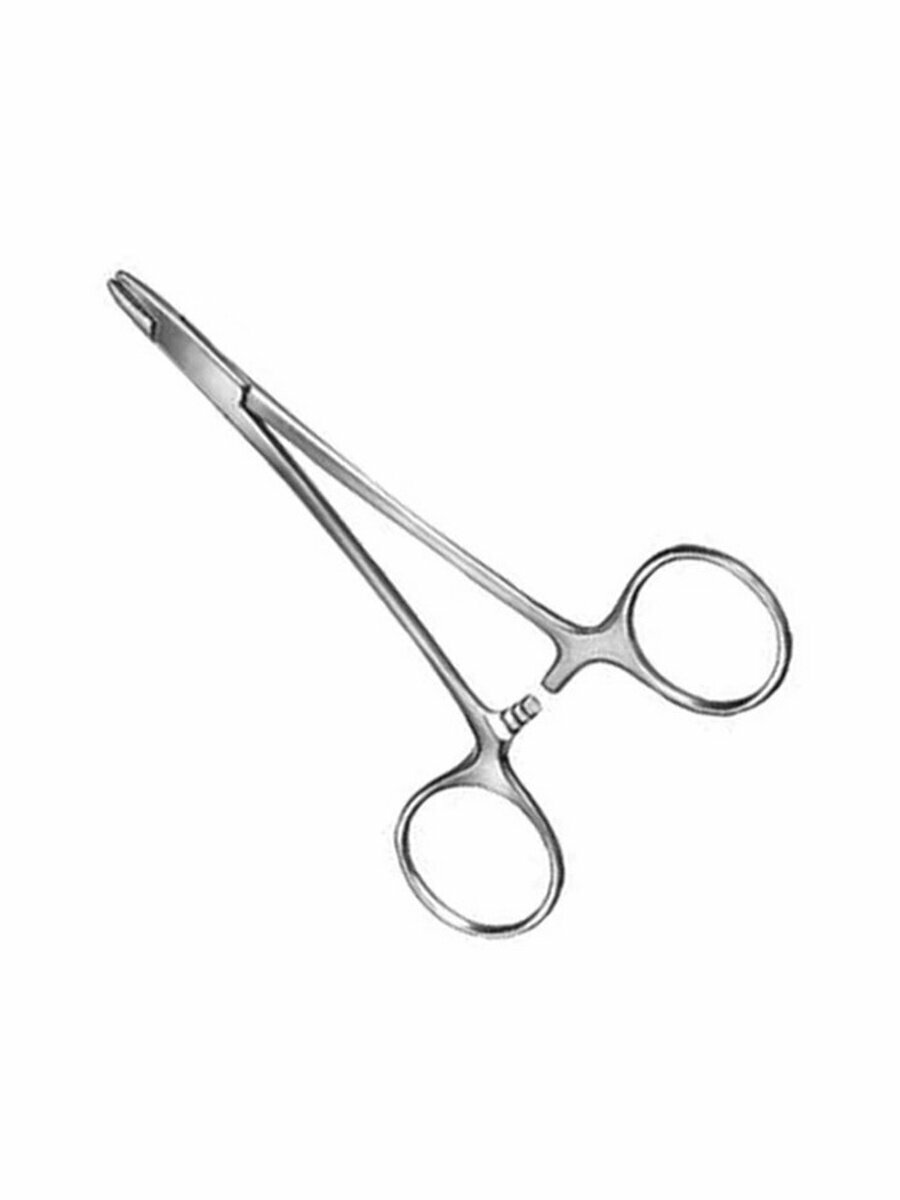 Иглодержатель с гладкими губками Webster, прямой, 13 см, Surgicon