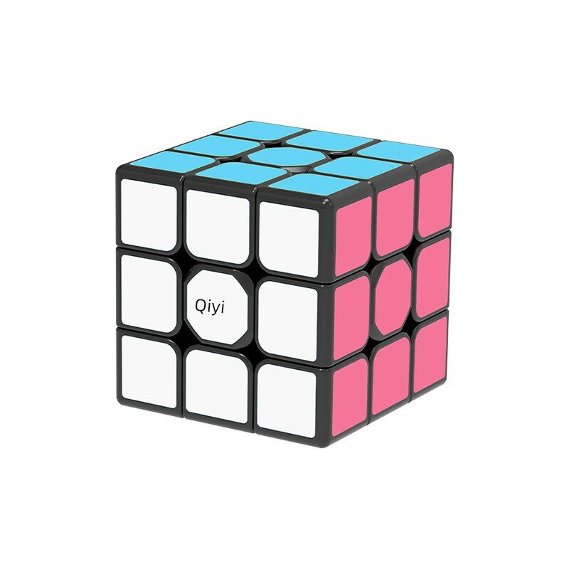 QiYi Светодиодные наклейки 3x3 кубик головоломка для детей ПВХ упаковка