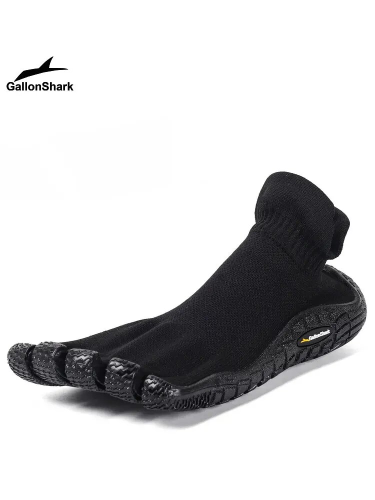 Five Finger Shoes из хлопка 43 ( insole 27cm), Черный, xuankuhei