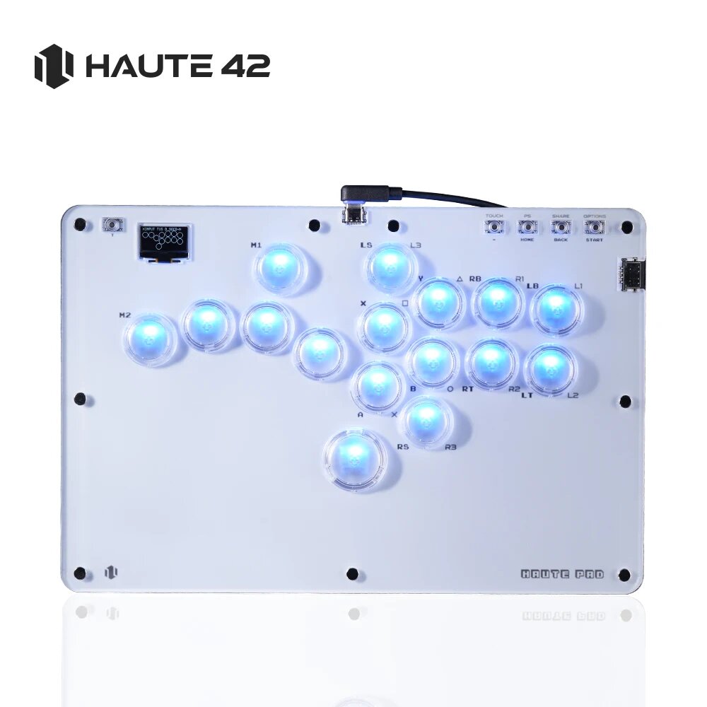 Haute42 R16 черный Hitbox контроллер Белый, R16 Crystal