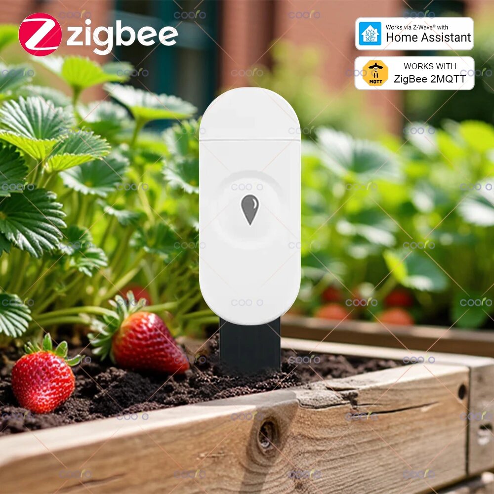 Датчик влажности и температуры почвы coolo Zigbee