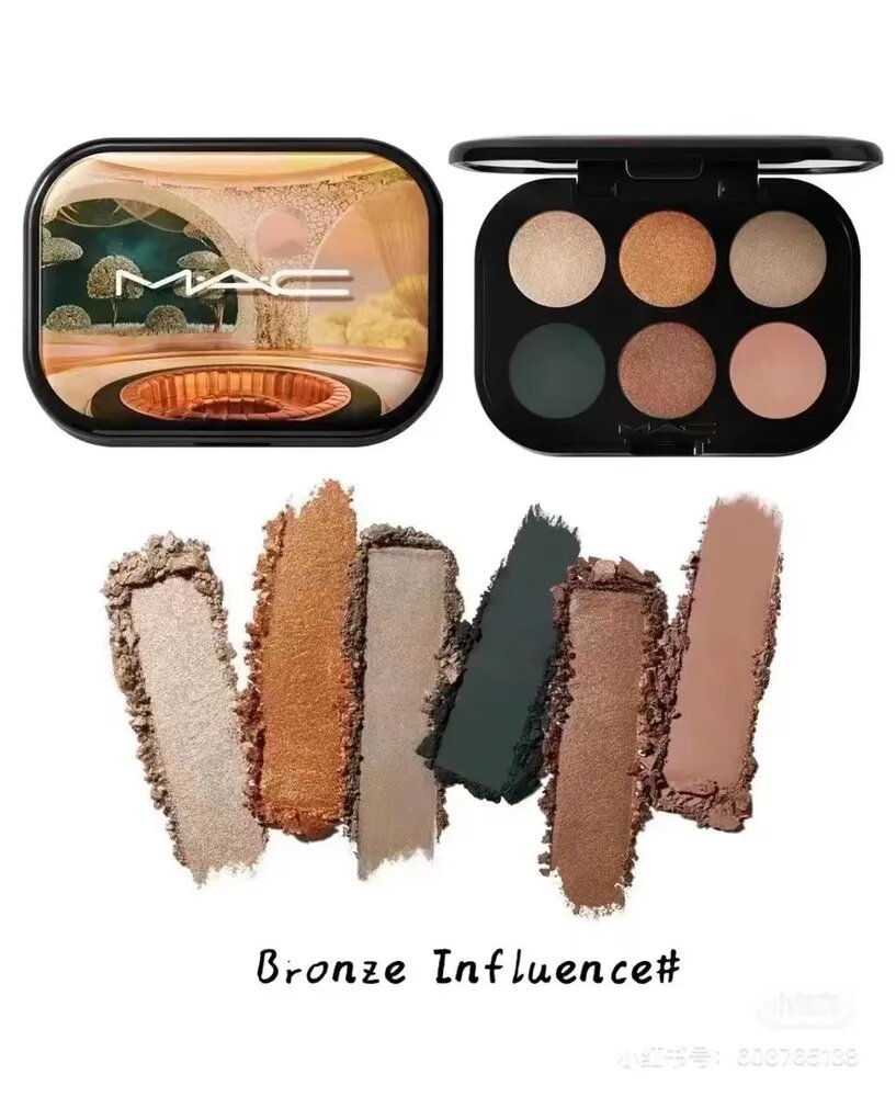 Палитра теней для век MAC Future Fantasy 6 цветов bronze influence