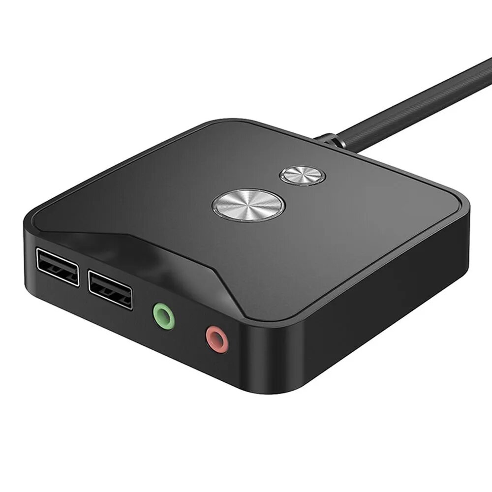 Кнопка включения и перезагрузки для настольного ПК с двумя USB 2.0 и двумя аудиоразъёмами