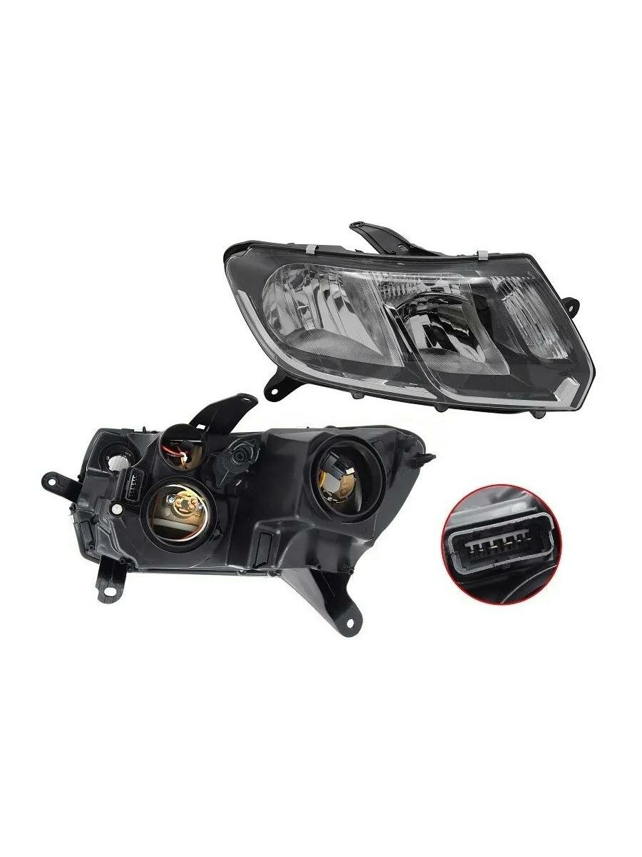 Фара SAT ST-551-11L5R LADA Largus 21-, Renault Logan 14-18 справа/ Галоген/ Ручная регулировка
